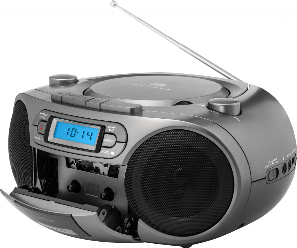 ECG CDR 999 DAB - DAB+/FM rádio s přehrávačem CD/kazet