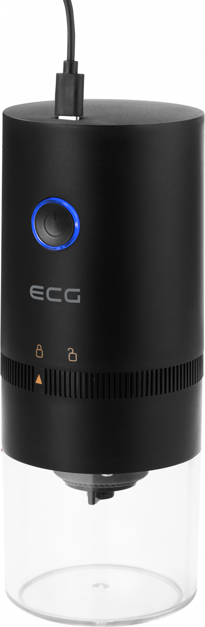 ECG KM 150 Minimo Black - Portable electric coffee grinder