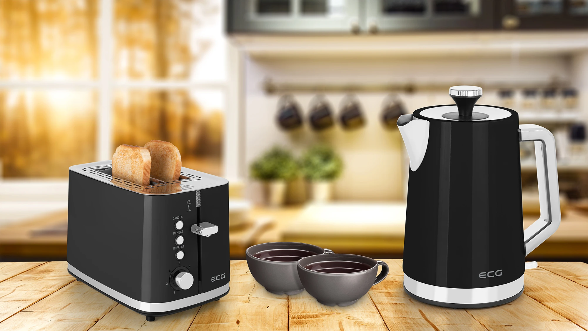 ECG RK 1766 Vintage Nero - Electric kettle